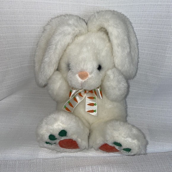 Fukei Industrial Company | Toys | Vtg Bunny Rabbit Plush 7 Carrot ...